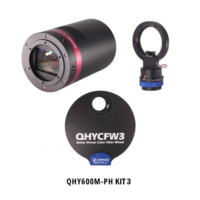 QHY 600M-PH Camera Kit with L-Pro OAG & Large 3XL Filter Wheel