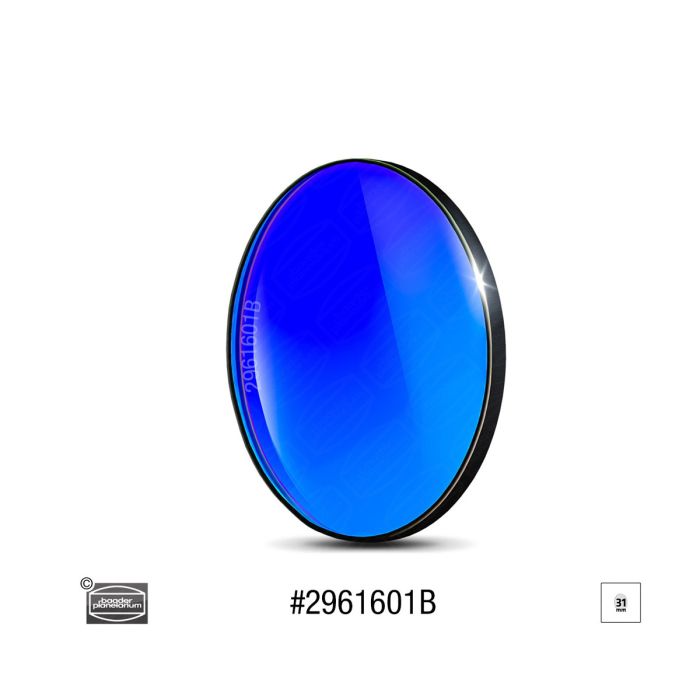 Baader CMOS-Optimized RGB-B Blue Filter - 31mm Round Unmounted # FCB ...