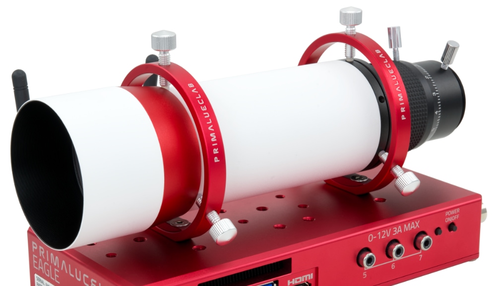 PrimaLuceLab 60mm f/4 Compact Guide Scope with PLUS 80mm Guide Rings # PLLCG60