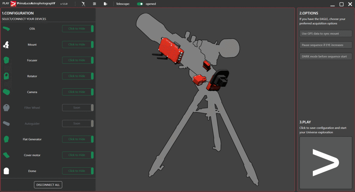 PrimaLuceLab ESATTO 3" Focuser with ARCO 3" Rotator # PLLEST3ARCO3