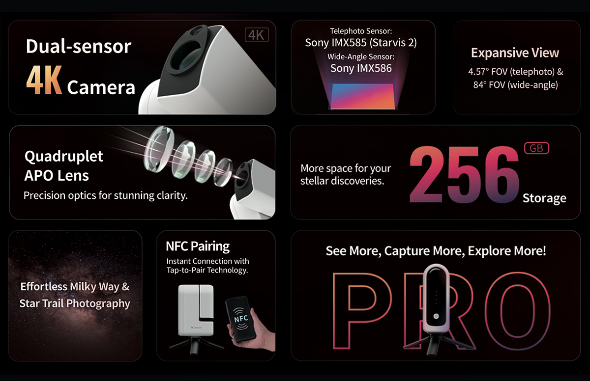 Seestar S30 Pro All-In-One Smart Telescope by ZWO