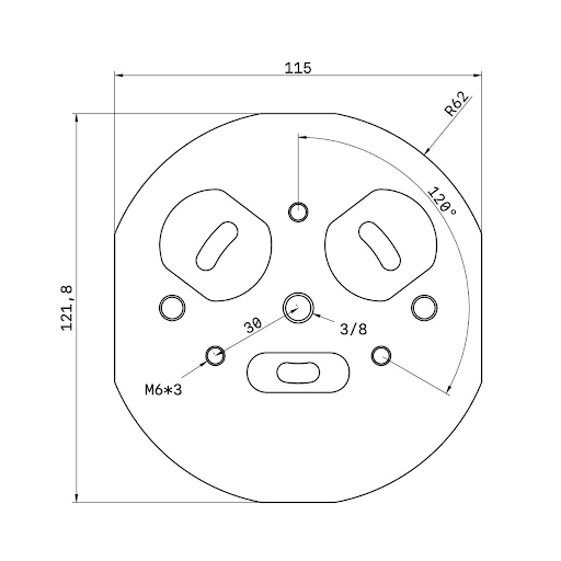 WarpAstron WarpDrive WD-20 Strain Wave Mount Head # WD-20